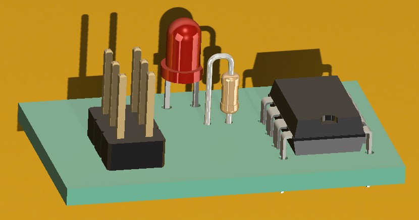 GitHub - jfenwick/attiny85-blink-pcb: ATtiny85 Blink PCB